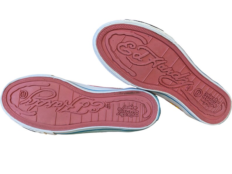 Vintage Ed Hardy & Christian Audigier Low Top Sneakers, Tattoo Artist ...