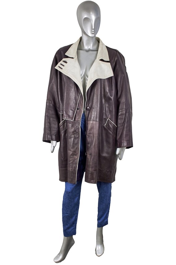 Valentino coat - Short cloak, Leather cloak - Cyberpu… - Gem