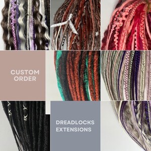 Signature Style - Personalized Synthetics Dreadlocks Extension Set ...