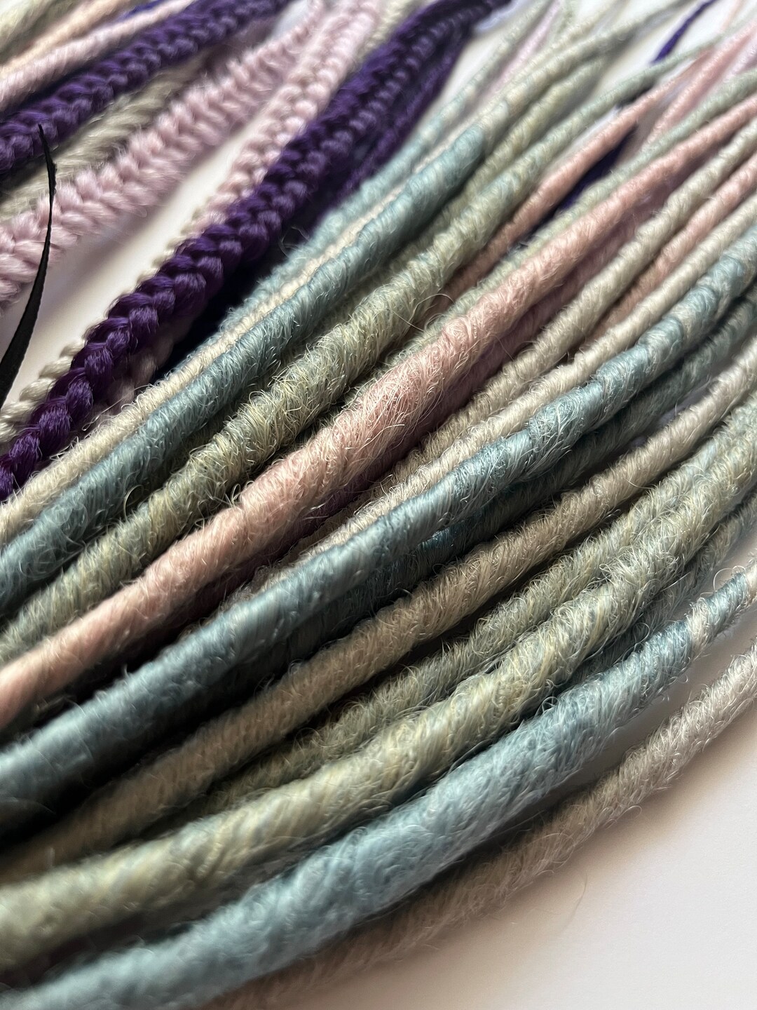 Smooth Dreads and Voluminous Braids Silver Colors, Silky Dreads and ...