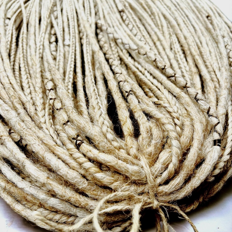 Blonde Synthetic Crochet Dreadlocks, Natural Colors for Viking Style by ...