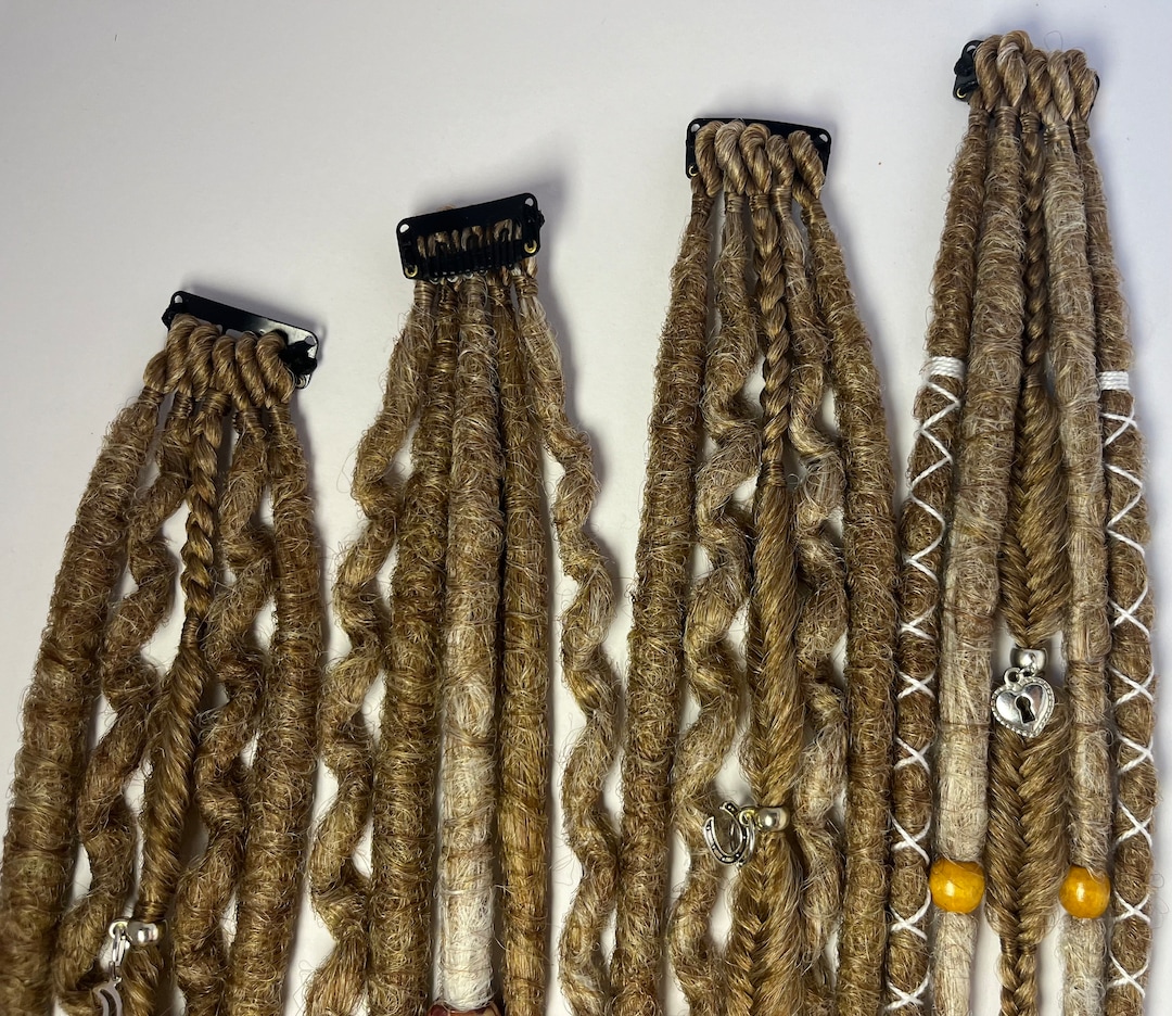Versatile Elegance - Clip-in Dreads Collection With Textured Variety by ...