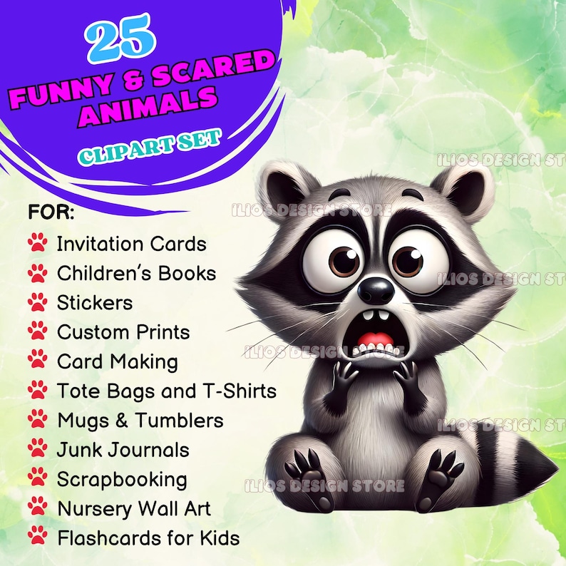 Funny and Scared Animals Clipart – 25 PNG Cute & Hilarious Creatures ...