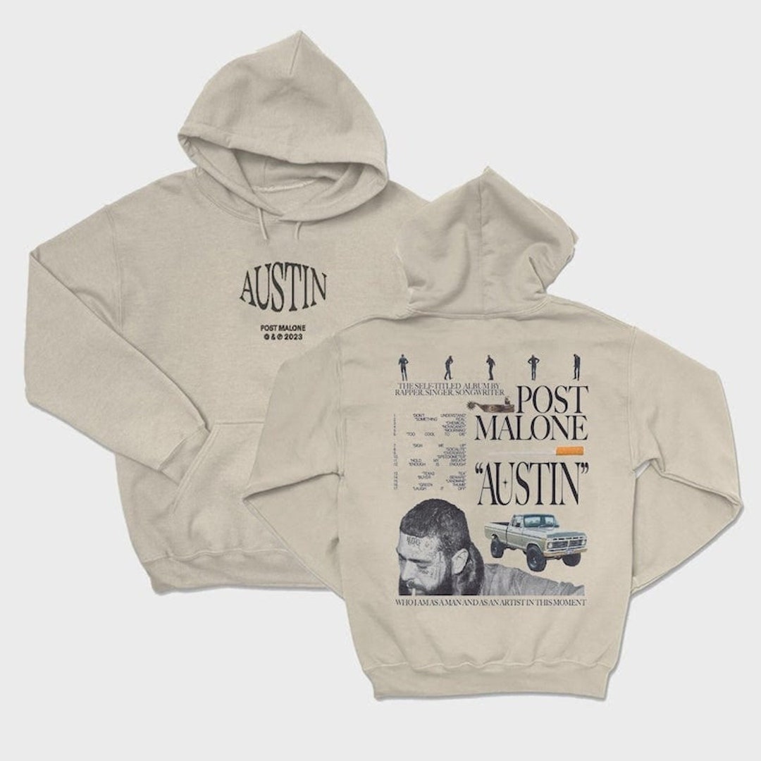 Austin Post Malone Tracklists Hoodie Kendrick Lamar Vintage - Etsy