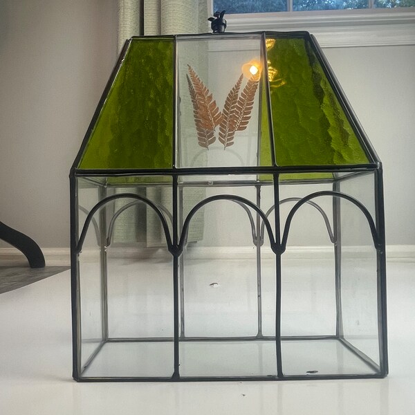 Stained Glass Terrarium - Etsy