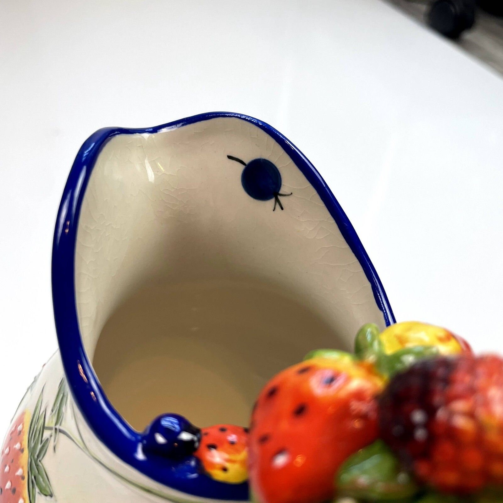 Strawberry Creamer Pitcher by J. Mccall Blue Sky Clayworks Ceramic ...