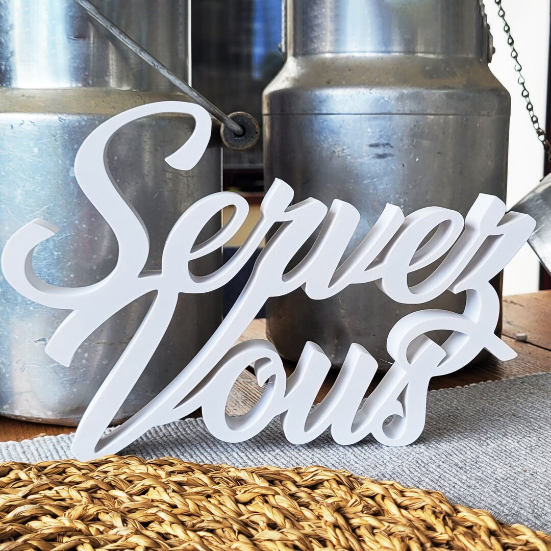 Table Decoration: Serve Yourself - Etsy