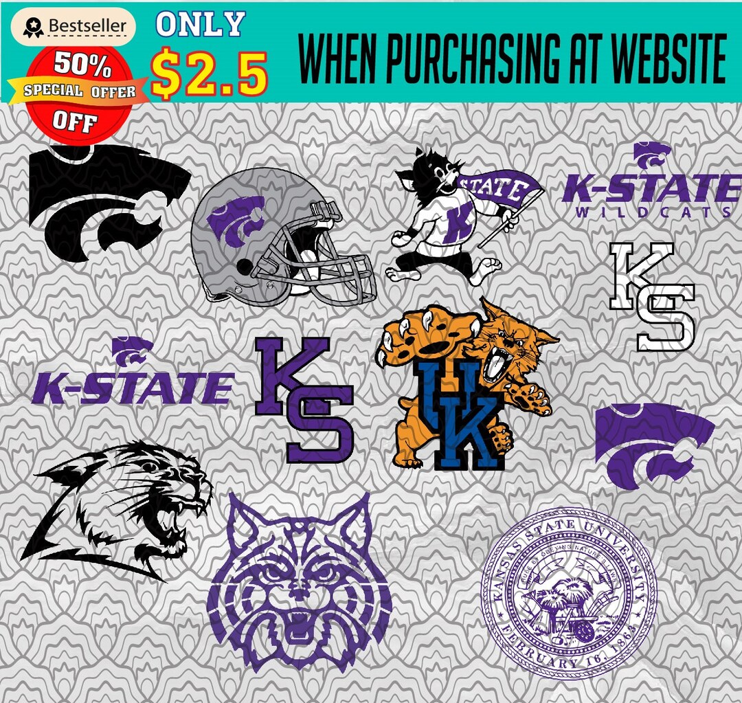 K-ansas State Logo Kansas State Svg N-C-A-A Teams Svg - Etsy