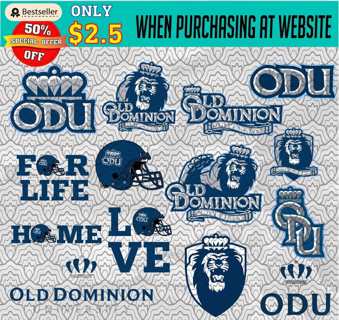 Old-dominion Svgold-dominion Bundle Logo N-C-A-A Teams Svg - Etsy