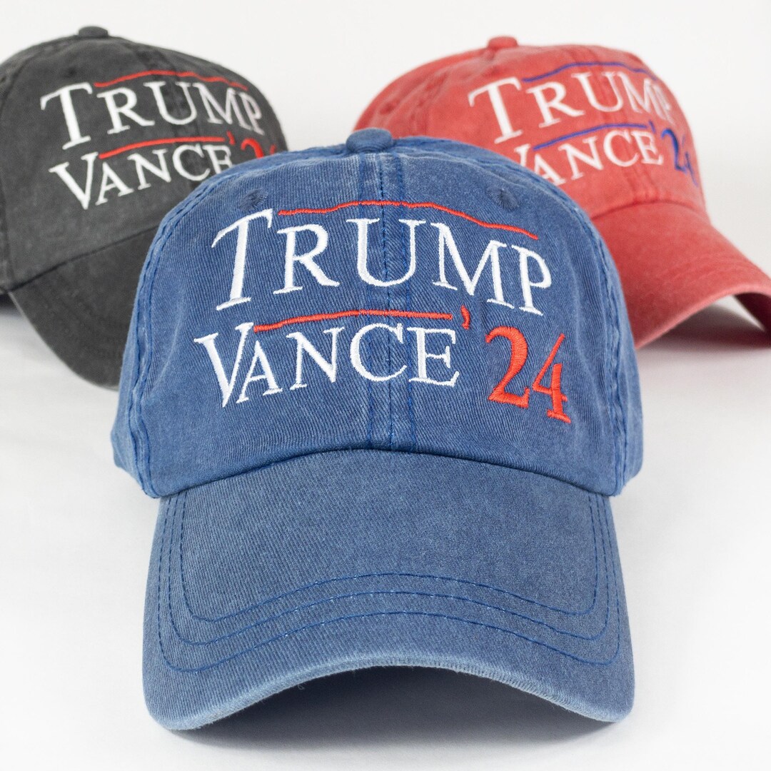 Trump Vance 2024 Embroidered Hat, Trump Baseball Cap, Women's Trump Hat ...