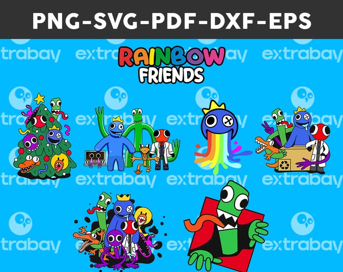 Rainbow Friends Png - Etsy