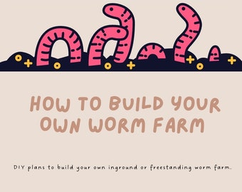 How to Start A Worm Farm | DIY Plans Included - Etsy