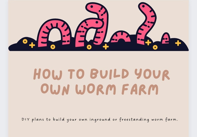 DIY Worm Farm Plans - Etsy