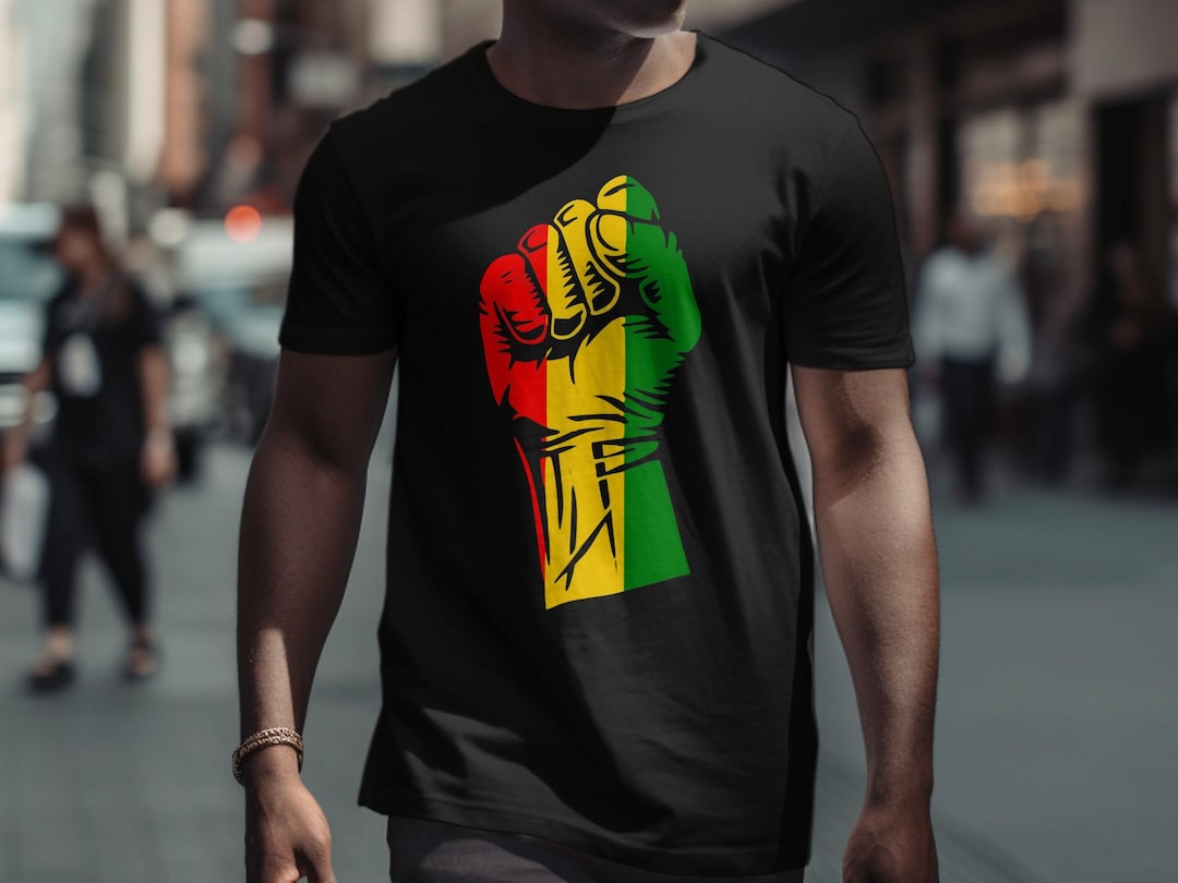 Rasta Fist PNG | Reggae Pride Sublimation Design | African Unity Power ...