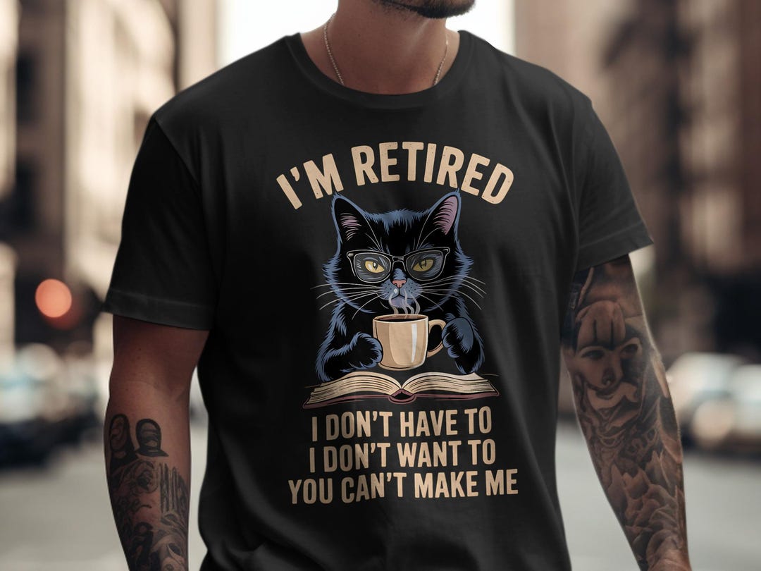 Funny Retired Cat PNG: Sassy Retirement Clipart (digital Download - Etsy