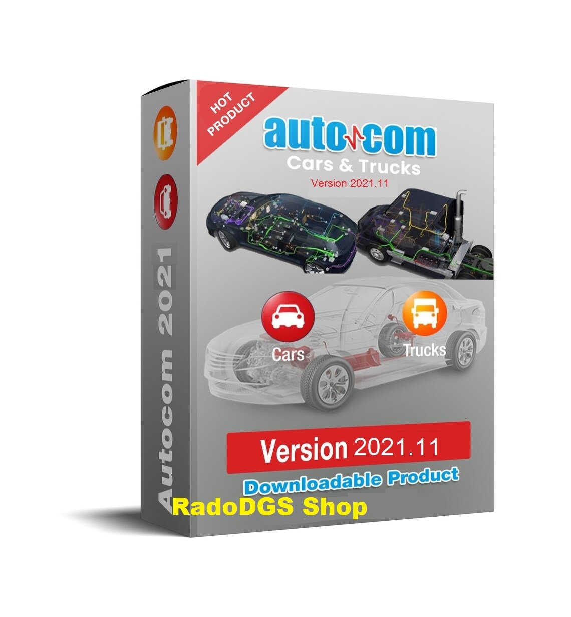 Cars Trucks Delphi Autocom Vehicle Dignostic 2021 Software Plus Keygen ...
