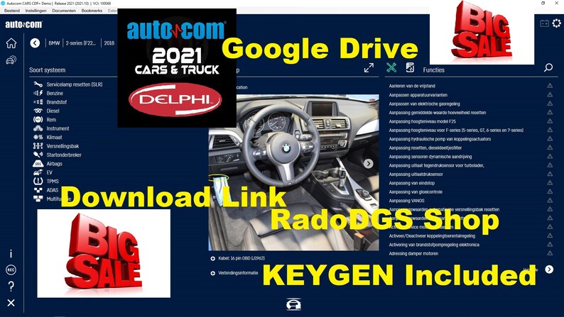 Delphi oder Autocom 2021 Autos LKW-Diagnose-Soft ware mit Keygen Auto ...