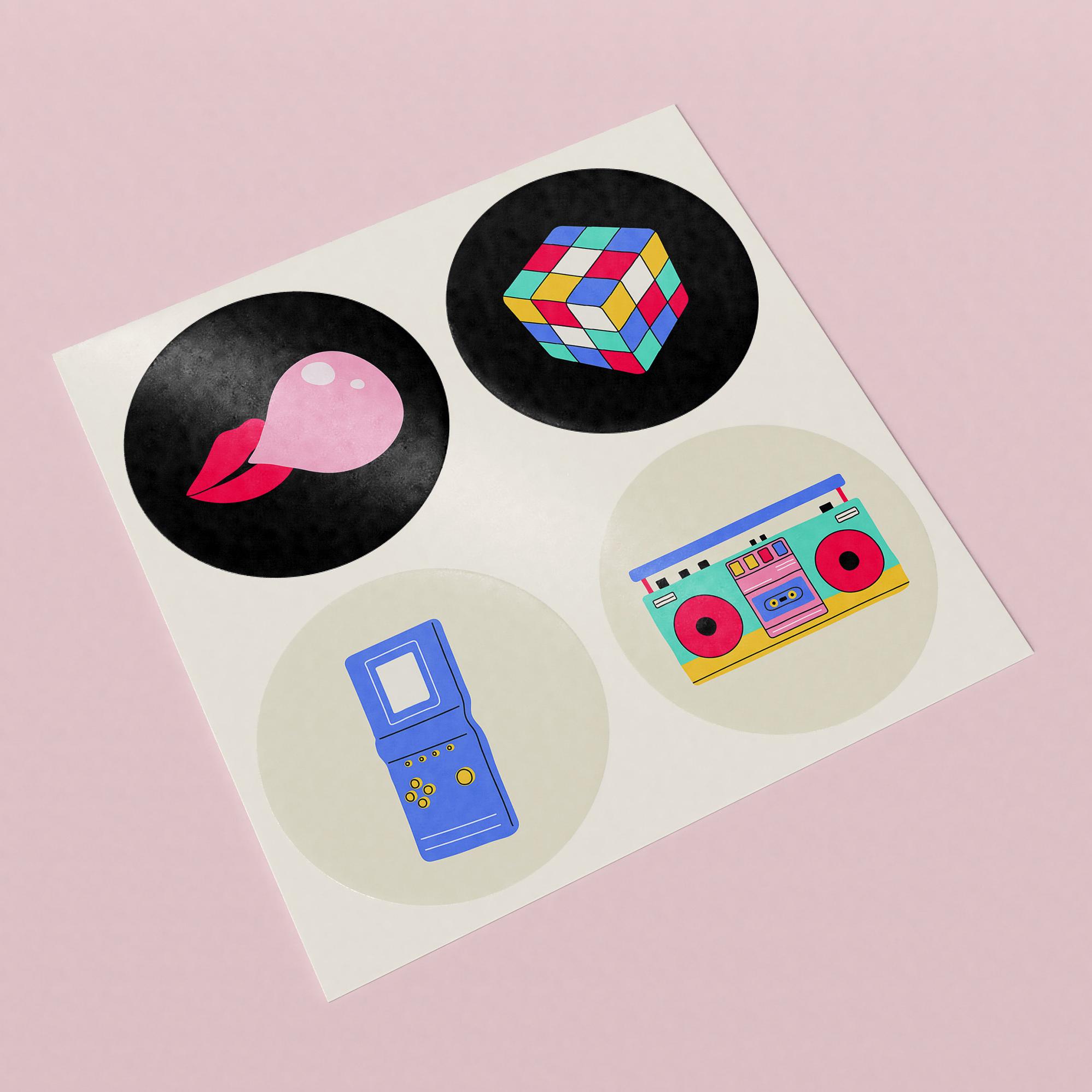 Retro 80s 90s Clipart SVG Collection – Nostalgic PNG, Cassette Tape ...