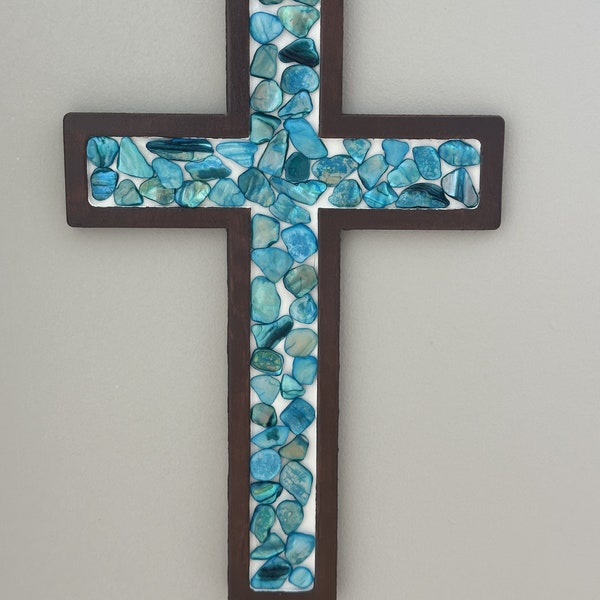 Teal Cross - Etsy