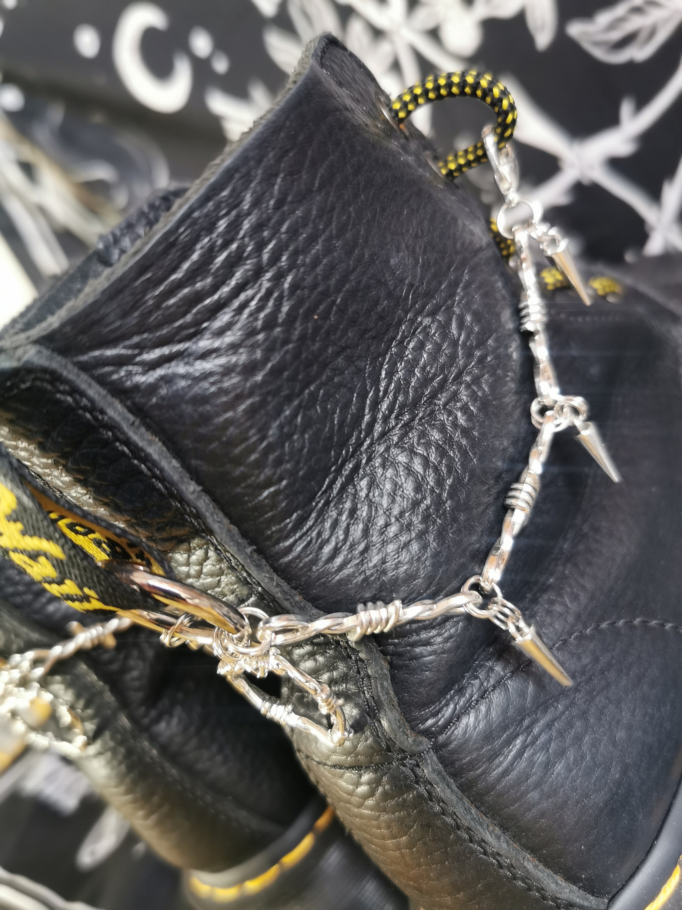 Barbed Wire Boot Chains - Etsy
