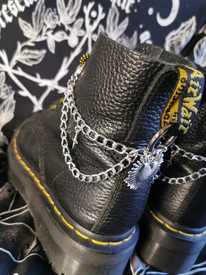 Sacred Heart Dm Boot Chains - Etsy
