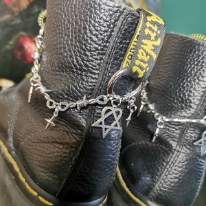 HIM Band Dm Barbed Wire Boot Chains - Etsy