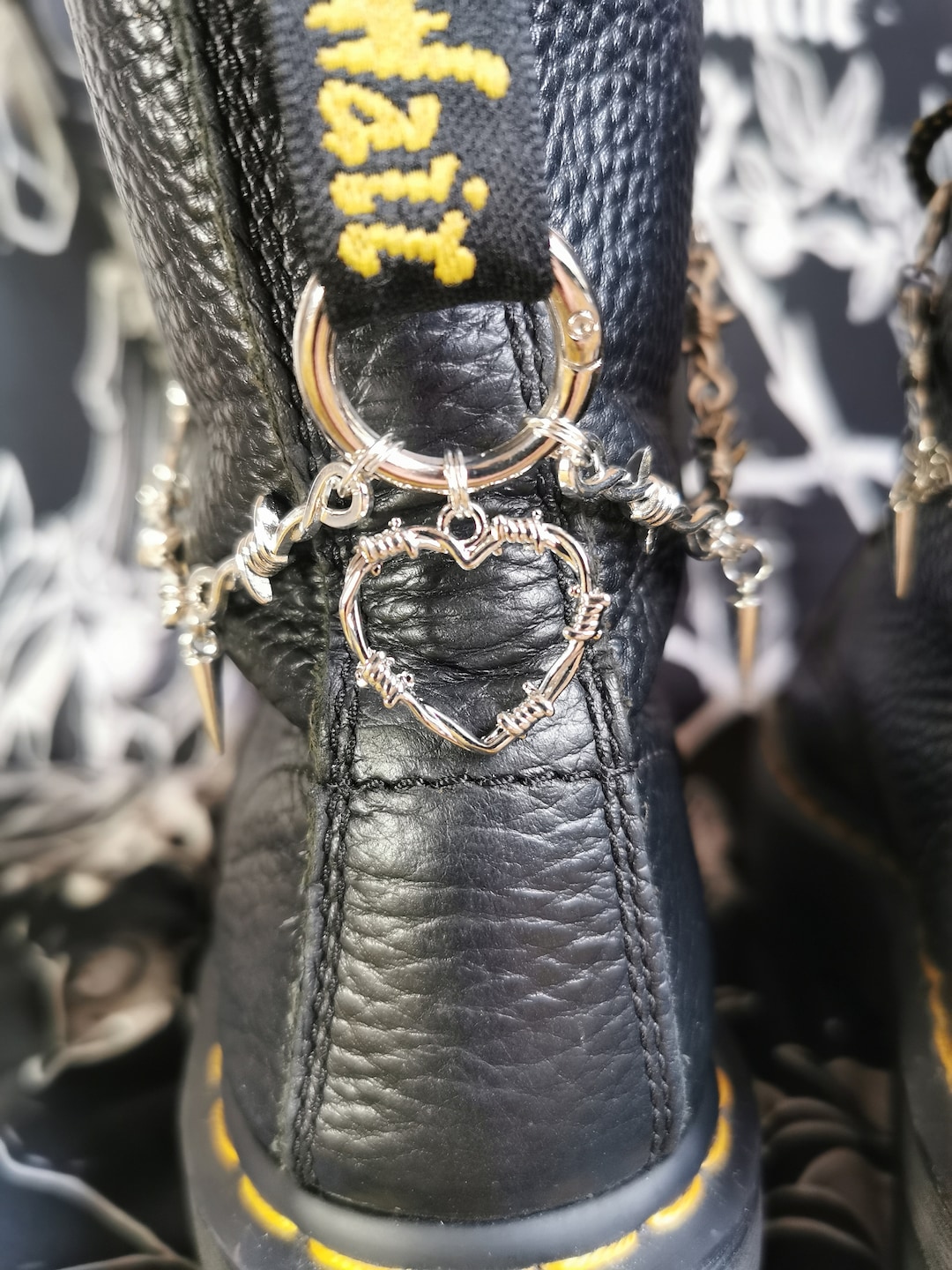 Barbed Wire Boot Chains - Etsy