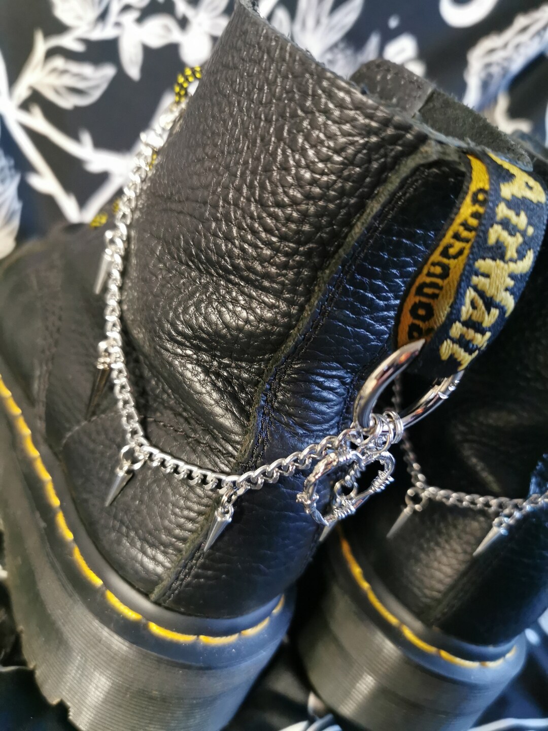 Barbed Wire Heart Stainless Steel Dm/ Boot Chains - Etsy