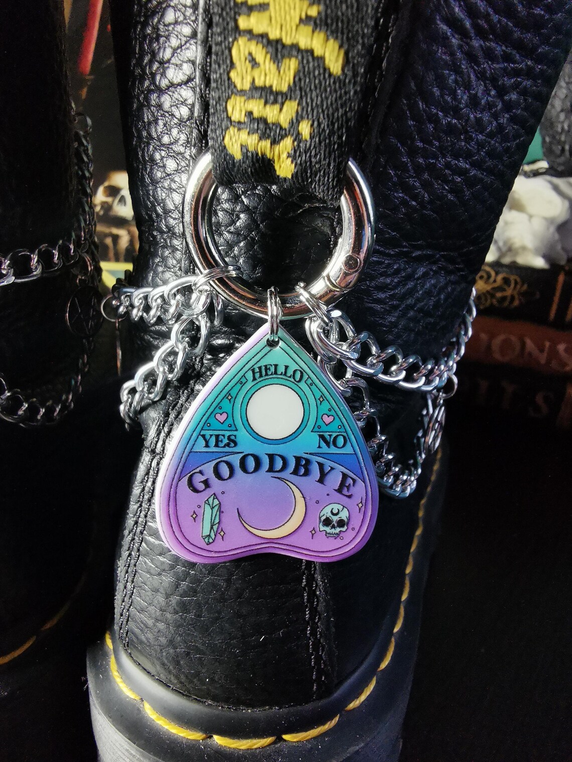 Pastel Goth Planchette Dm Boot Chains. - Etsy