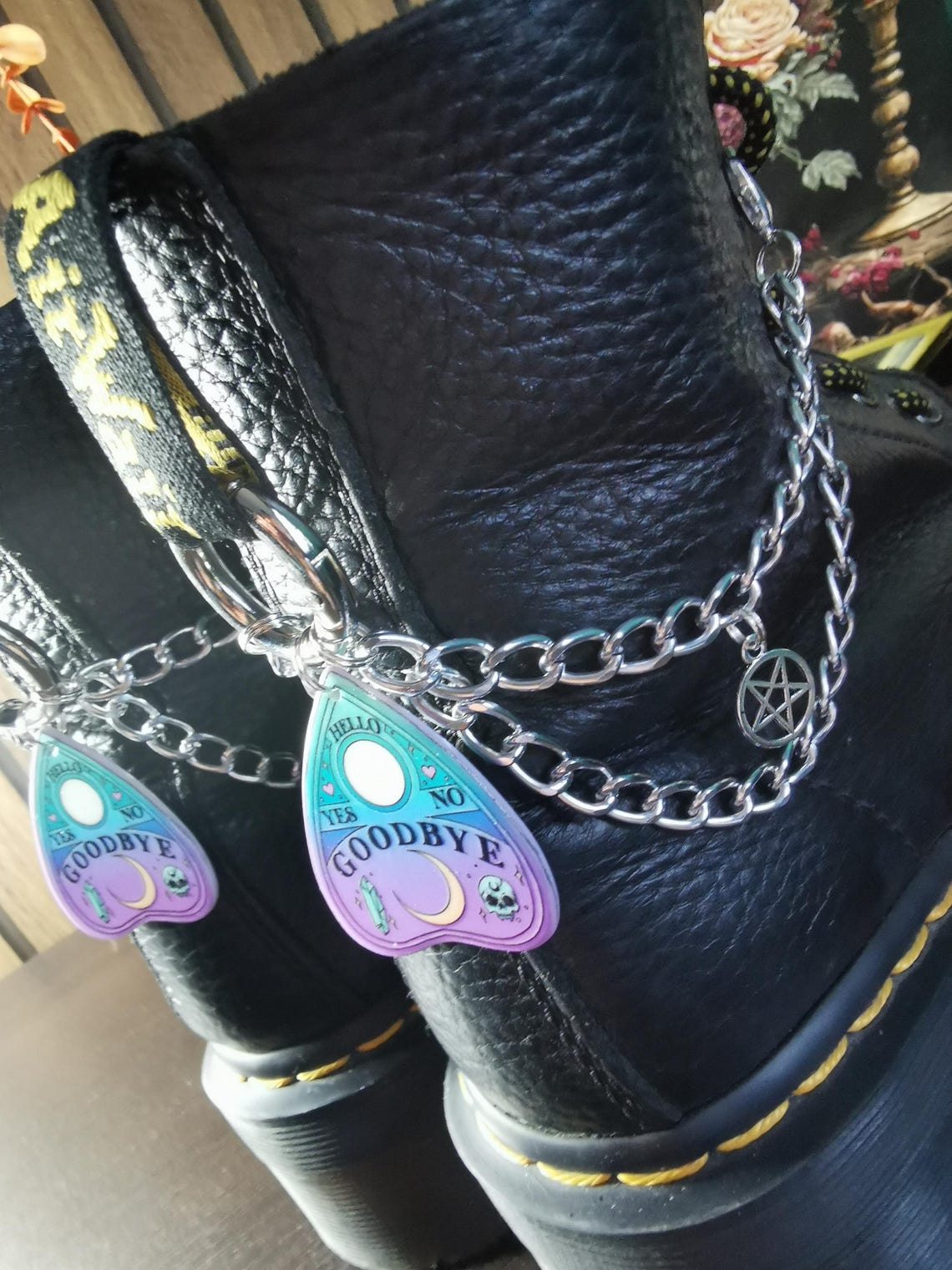 Pastel Goth Planchette Dm Boot Chains. - Etsy