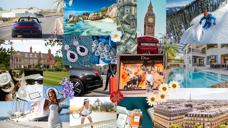 Manifestation Wallpaper Desktop Laptop Vision Board Manifesting Dream ...