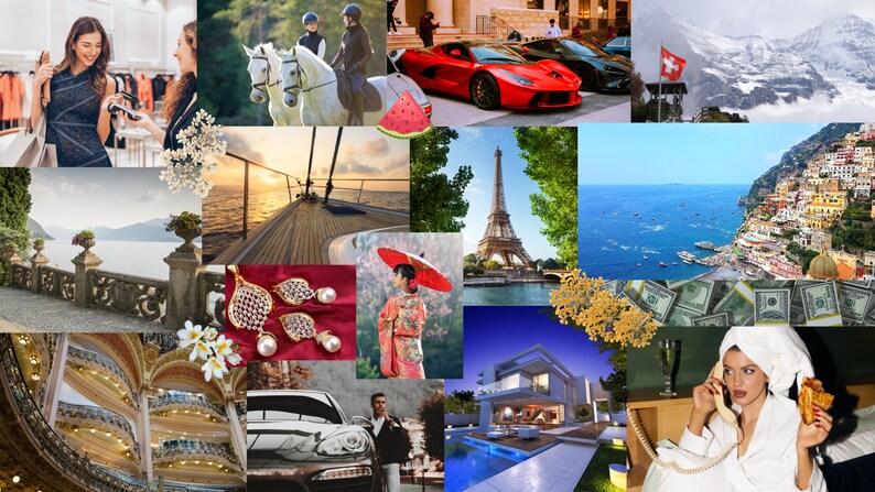 Manifestation Wallpaper Desktop Laptop Vision Board Manifesting Dream ...