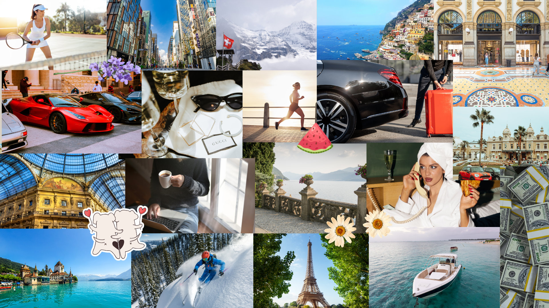 Manifestation Wallpaper Desktop Laptop Vision Board Manifesting Dream ...