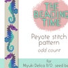 Octopus Tentacle - Peyote Stitch Pattern - Even Count - for Miyuki ...