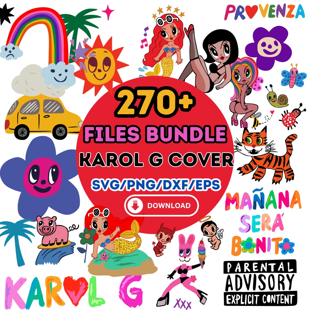 Karool G Print and Cut File, Manana Sera Bonito Png,jpg,svg,dxf Digital ...