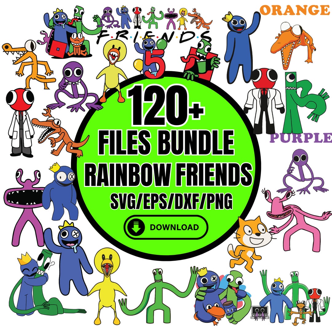 Bundle Rainbow Friend Svg, Rainbow Friend Svg, Rainbow Friend SVG and ...