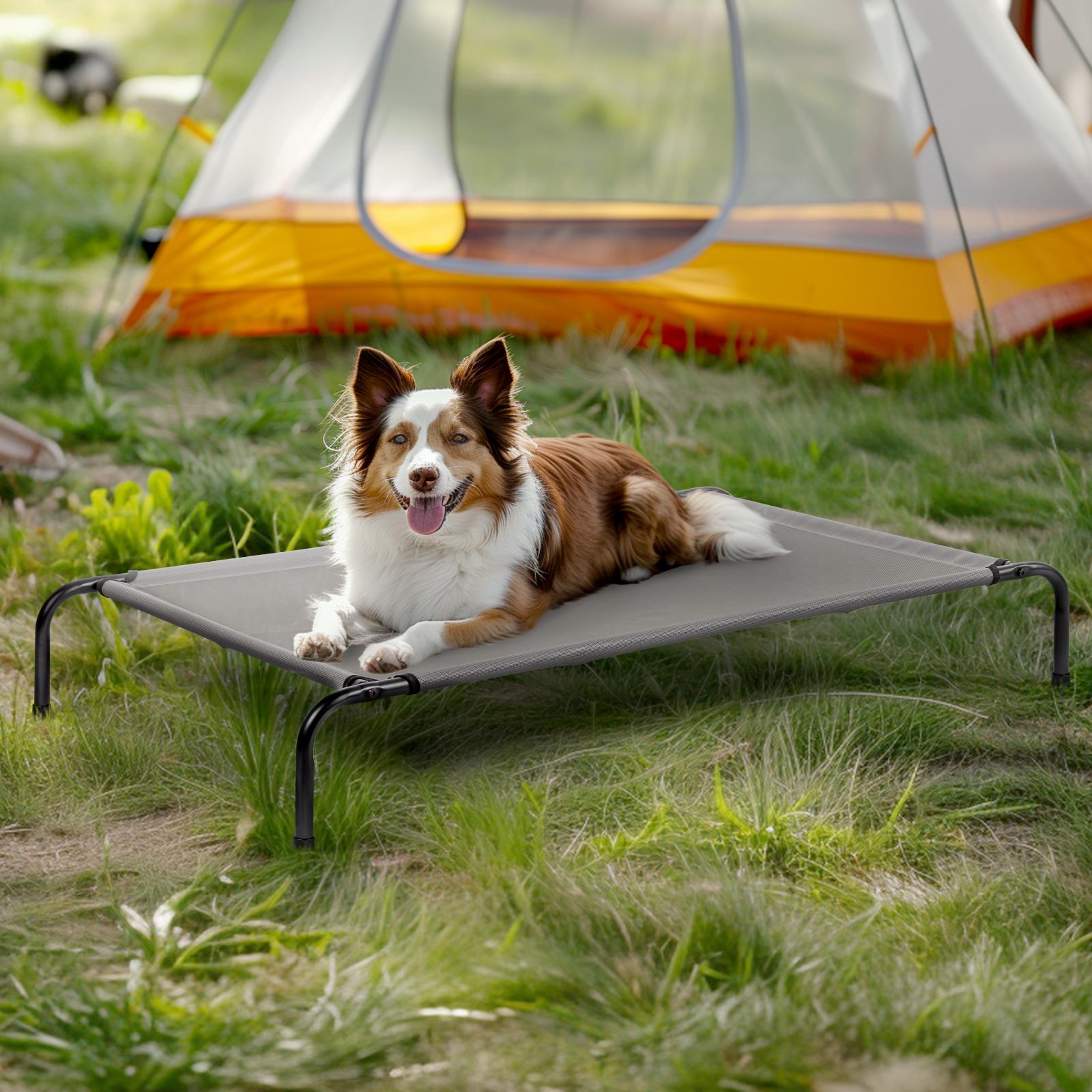 Elevated Dog Bed, Orthopedic Raised Pet Cot With Breathable Mesh ...