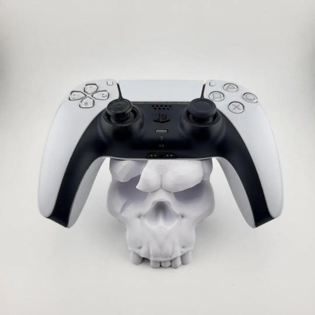 Skull Controller Stand for PS5 – 3D Printed Docking Station for Gamers ...