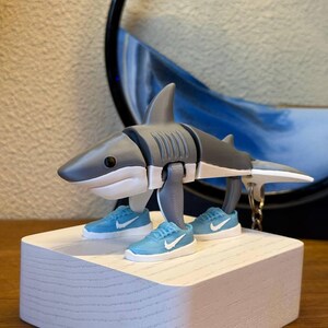 Tralalero Tralala Meme Shark Figurine – Dancing 3D Printed Shark ...