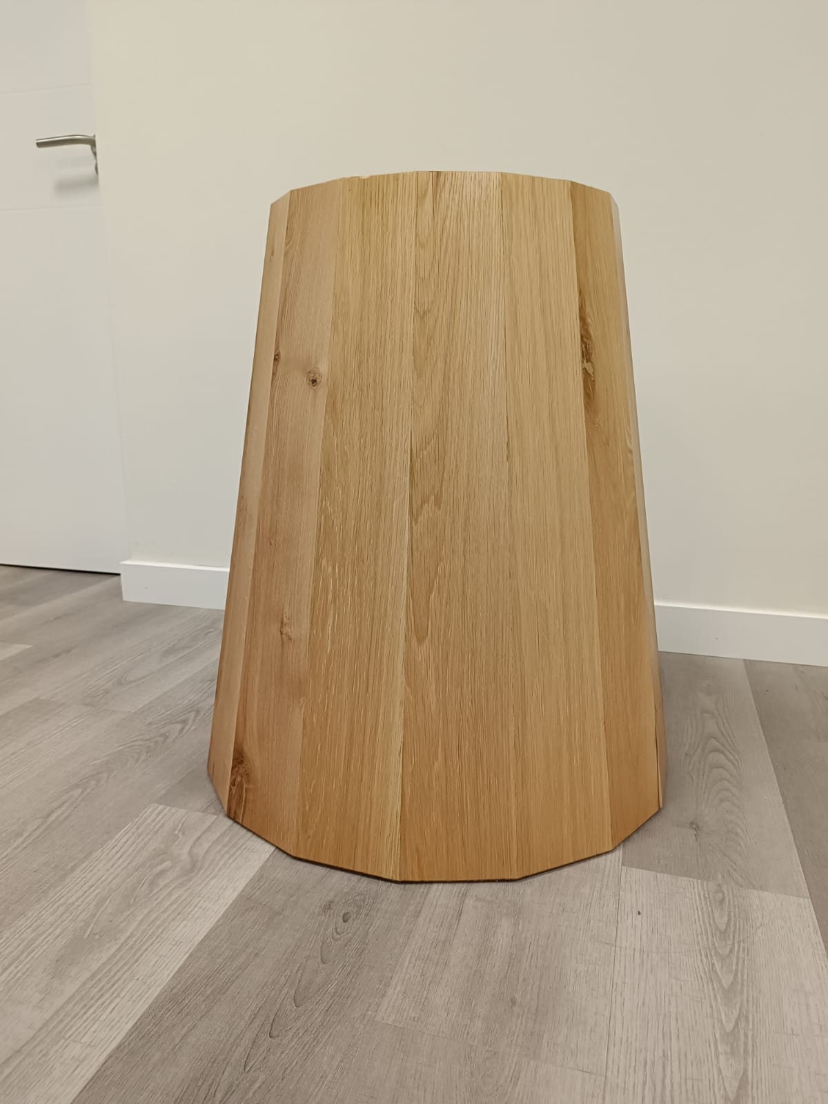 Oak Table Legs/ Solid Oak/ Natural Oak Color/ Round Feet/ Conical Feet ...