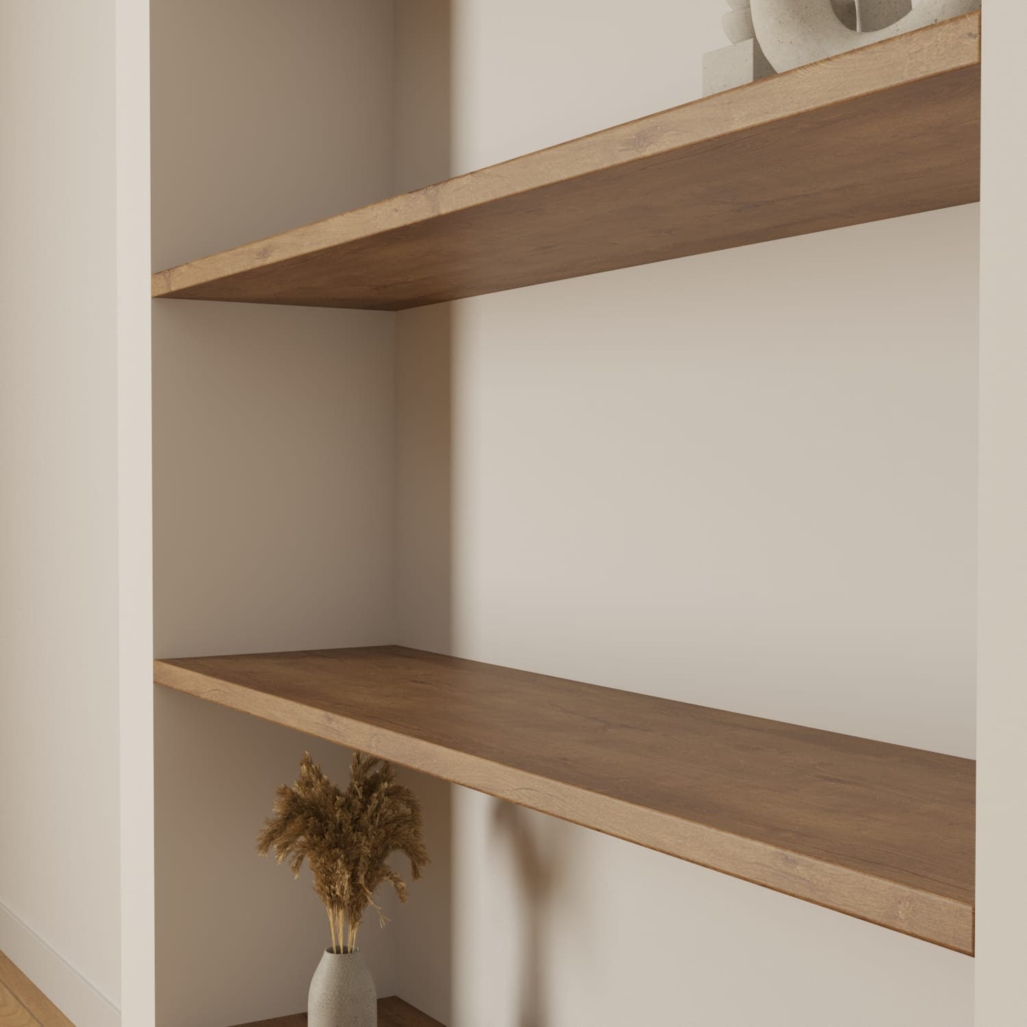 Solid Oak Wood Shelves/ Wooden Shelves/ Oak Wood/ Solid Oak/ Solid Wood ...