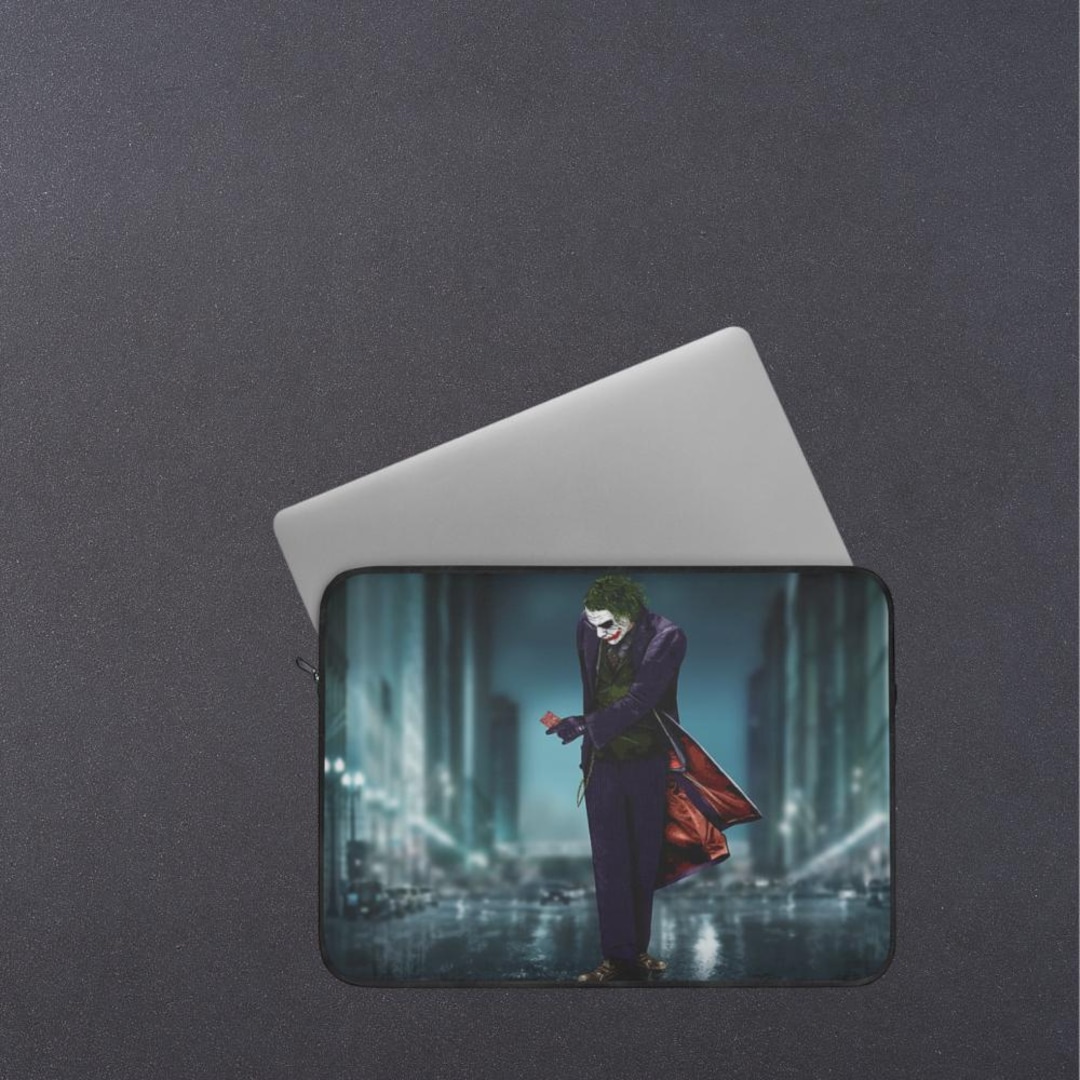 Joker Laptop Sleeve: Pop Culture Computer Case, Comic Fan Gift - Etsy