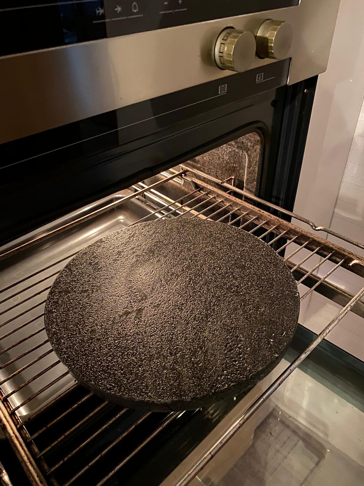 Handcrafted Natural Volcanic Pizza Stone 30-38 Cm Cooking Stone Basalt ...