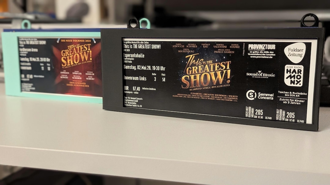 Concert Ticket Frame - Etsy