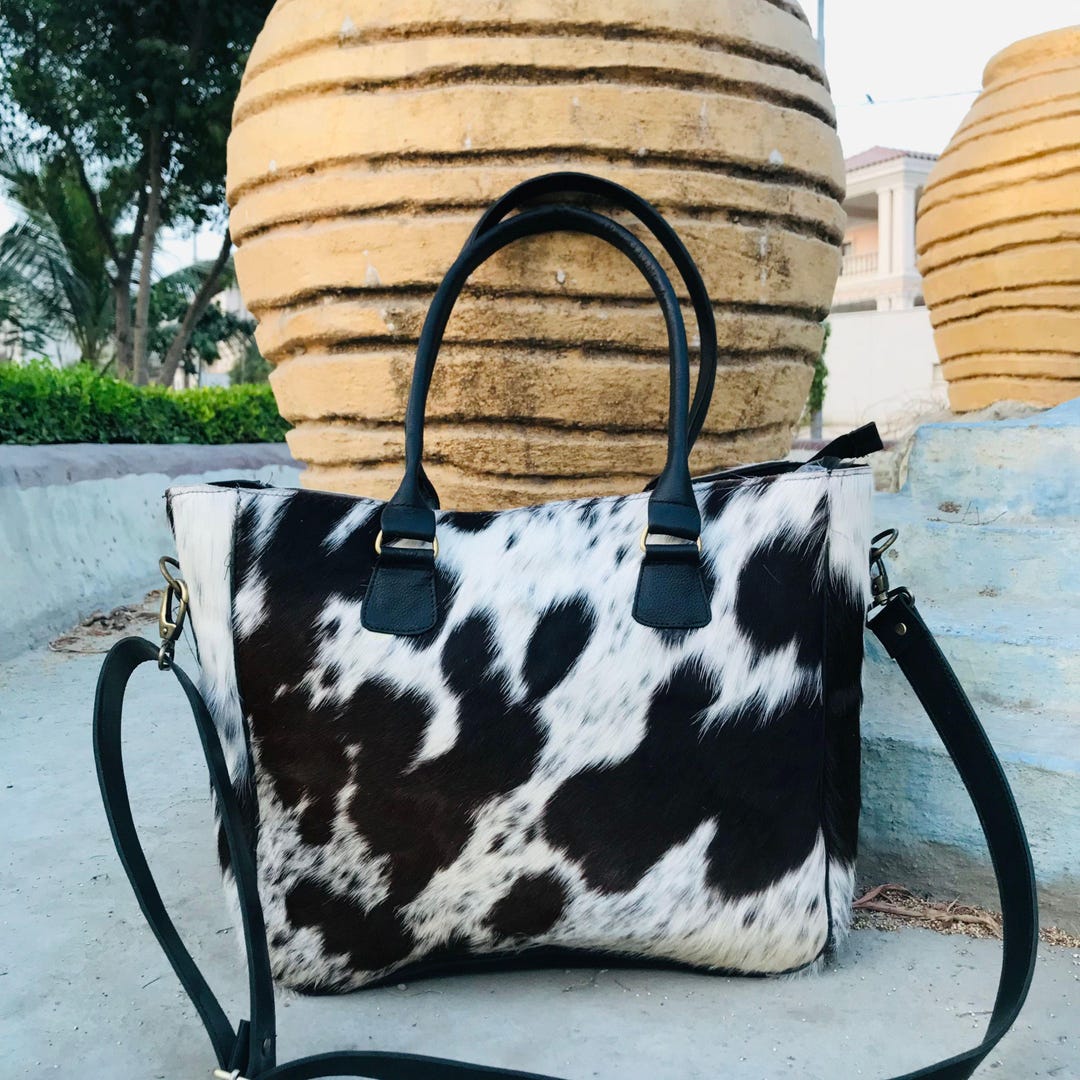 Cowhide Tote Bag: Large Pony Skin Western Style Bag - Etsy