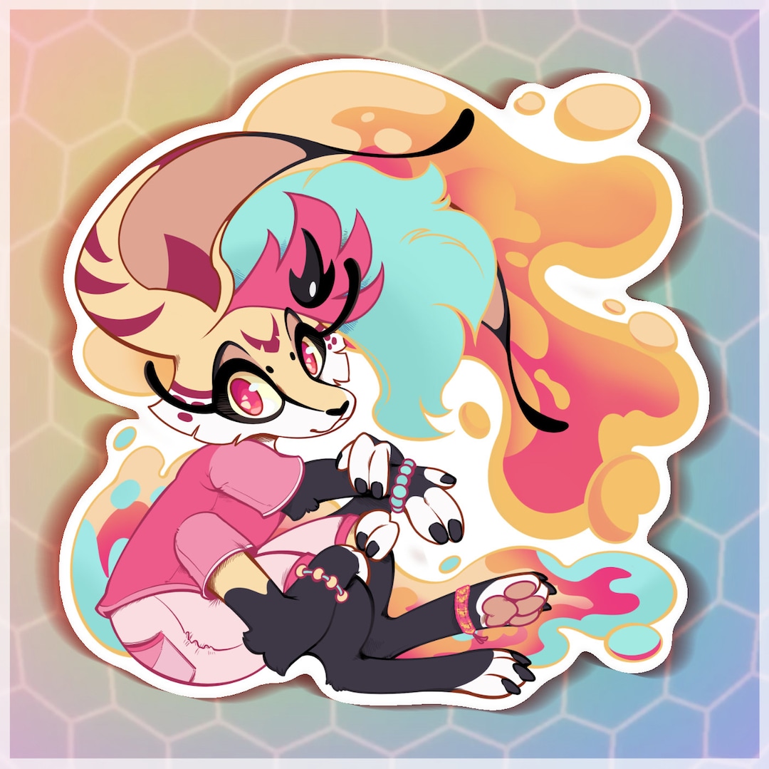 Little Bee Pup / Queen Beelzebub Helluva Boss Vinyl Sticker - Etsy