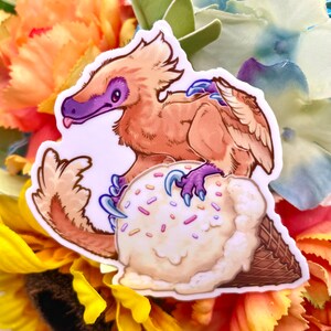 Sweet Sharp Teeth Vol. 1! / Dinosaur Dessert Cute Vinyl Sticker Set - Etsy