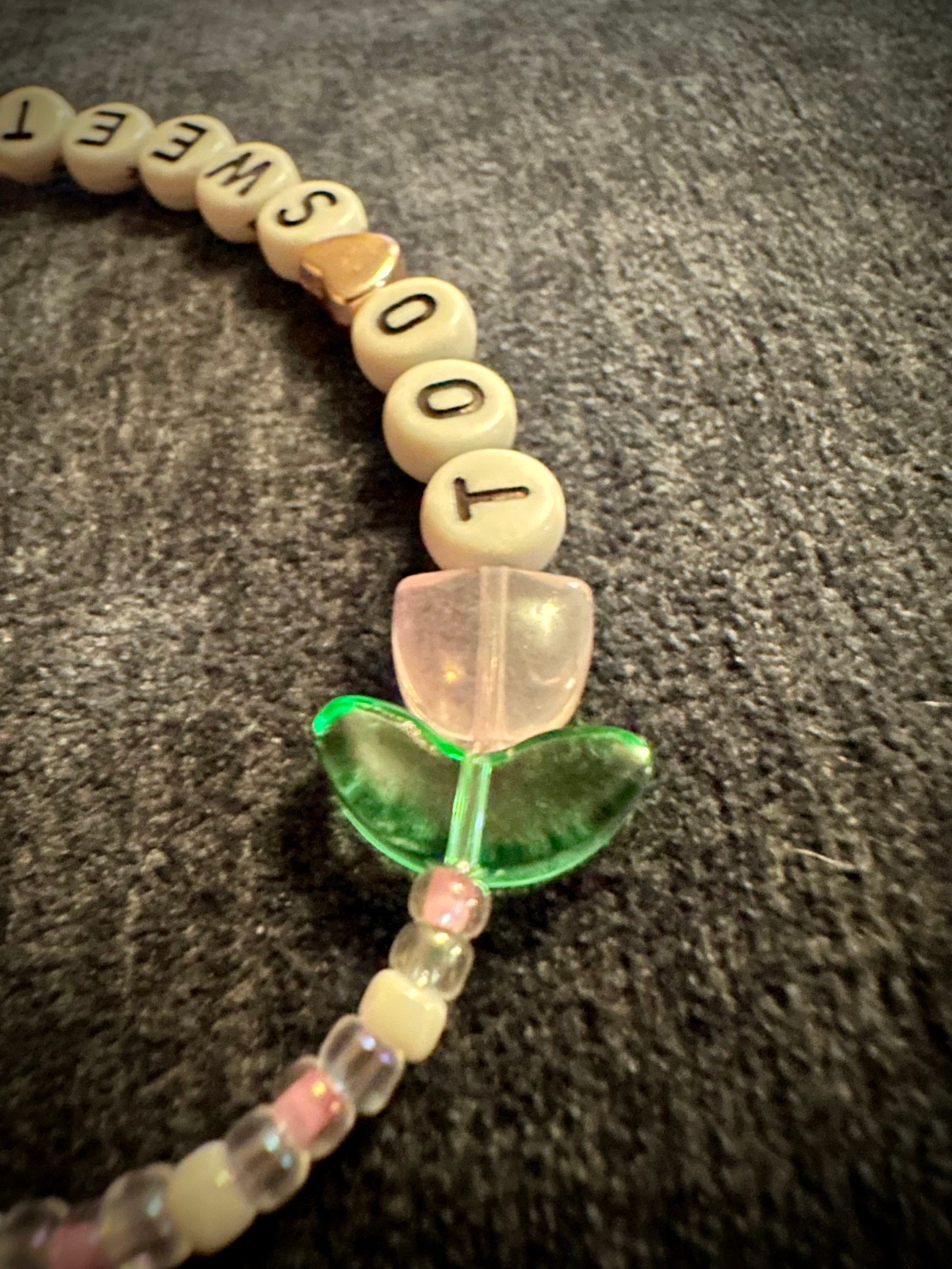 Too Sweet Friendship Bracelet With Flower Beads - Etsy