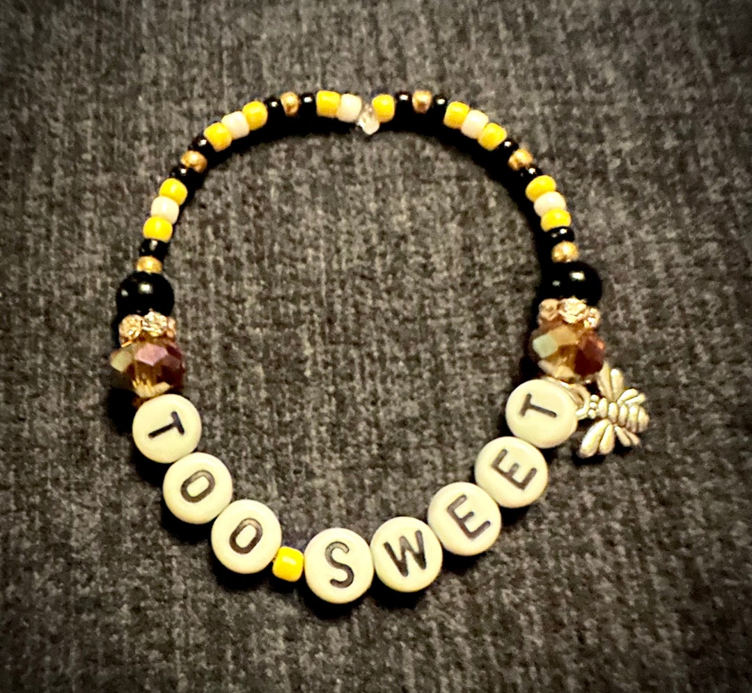 Too Sweet Bee Friendship Bracelet With Bee Charm - Etsy