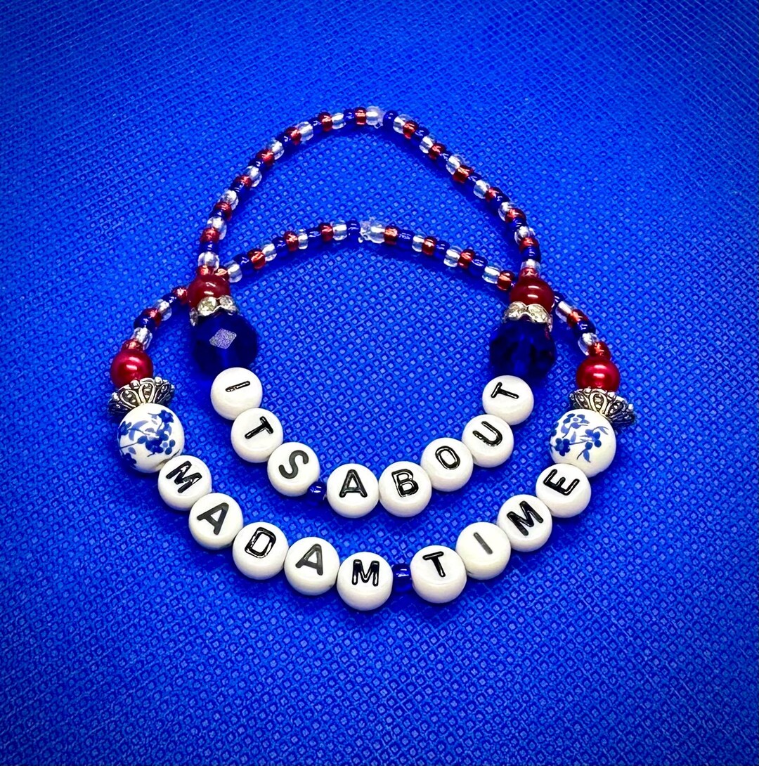 Its About Madam Time Kamala Harris 2024 Friendship Bracelet With ...